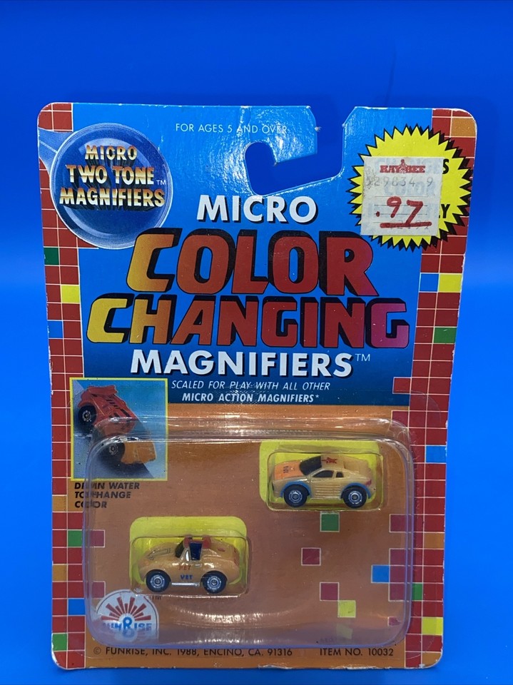 1988 Funrise Micro Color Changing Magnifiers 2 Pack Set #10032 | eBay