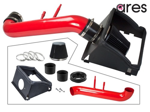 Ares RK RED For 2015-2020 Ford F150 5.0L V8 Heat Shield Cold Air Intake ...