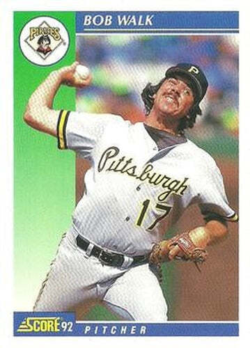 #54 Bob Walk - Pittsburgh Pirates - 1992 Score Baseball | eBay