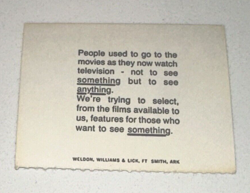 Lone Star Movie Film Ticket Stub Ritz 5 Theater Adult Bargain Cinema ...
