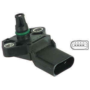 PS10117 MAP SENSOR DRUCKSENSOR SAUGROHRDRUCK DELPHI FÜR AUDI A4,A3,A6 ...