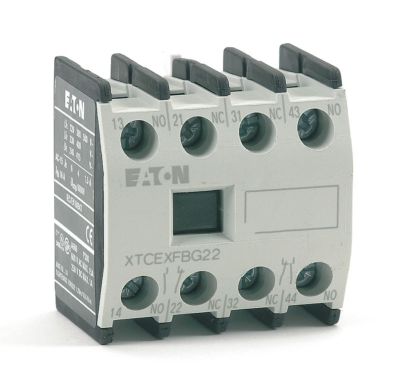 XTCEXFBG22, Eaton, Contactor Acc - Aux Contact, 4P, D-G Frame, 2NO-2NC ...