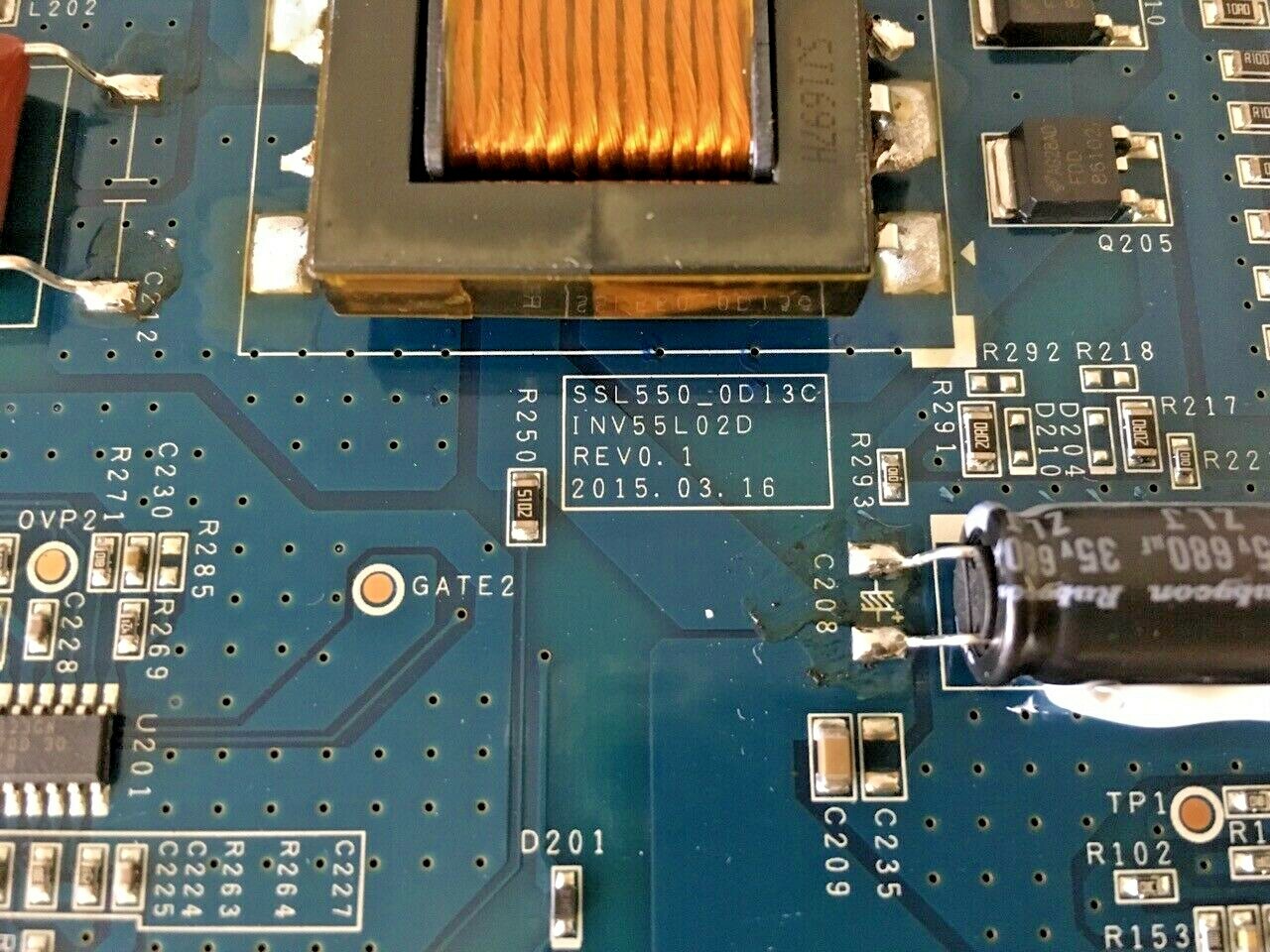 Samsung LH55UDEHLBB/GO UD55E-A Inverter Board SSL550-0D13C for sale ...