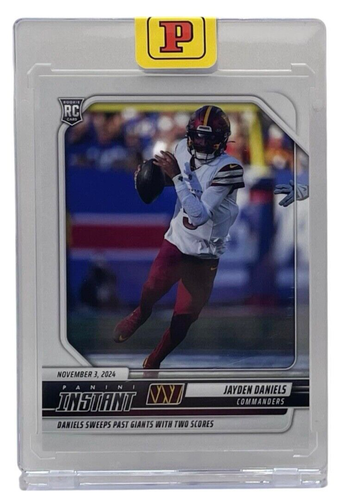 2024 Panini Instant NFL #123 Jayden Daniels ROOKIE CARD Commanders RC ...