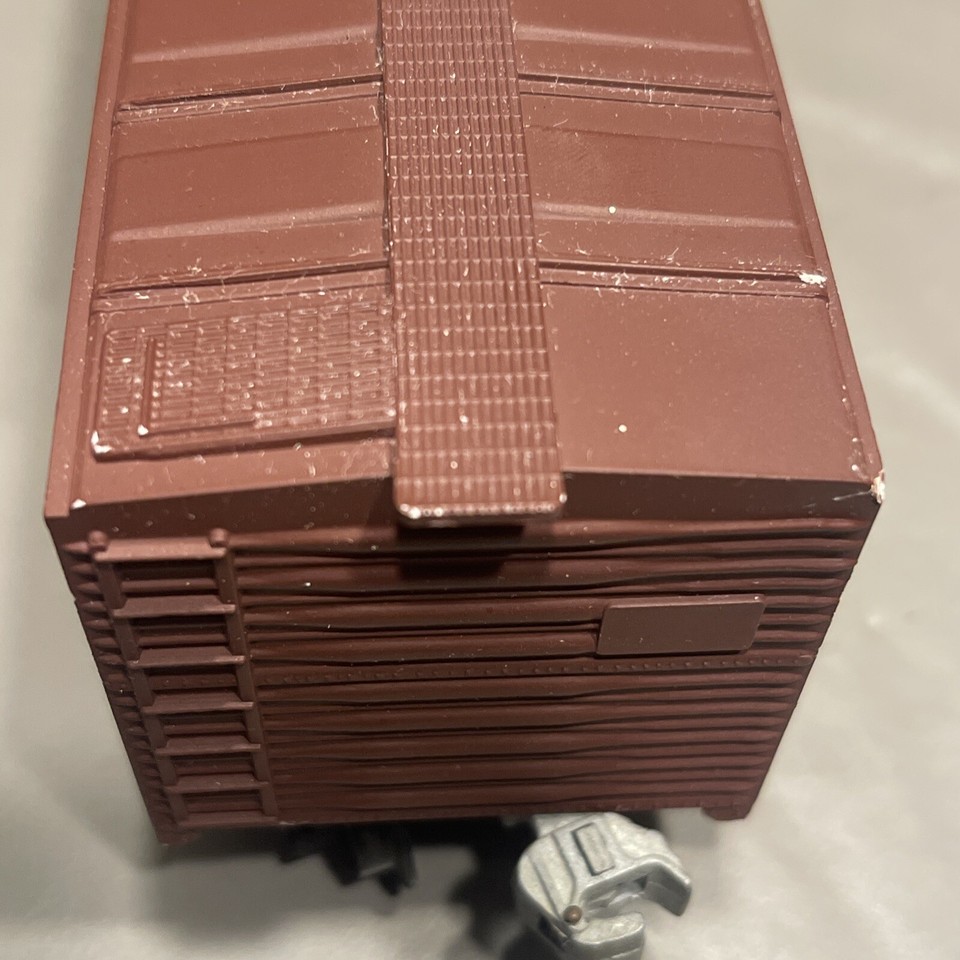 RARE ORIGINAL KUSAN AUBURN PRR Brown 56312 O GAUGE BOX CAR USED ...