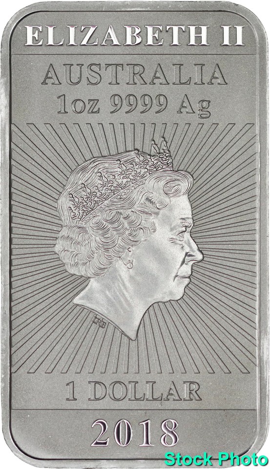 2018-P Australia $1 Dragon 1 oz .9999 Fine Silver Rectangular Coin | eBay