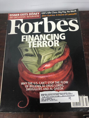 Vintage Forbes October 2005 Magazine - Financing Terror - Al Qaeda | eBay