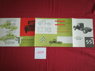 N°16288 : CITROEN 55 T à moteur diesel type 100 dépliant mars 1959 | eBay