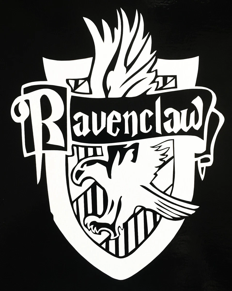 Harry Potter Ravenclaw Crest Black And White