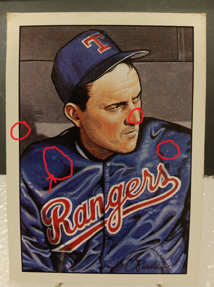 ***ULTRA RARE***1990 Bowman Nolan Ryan HOF Texas Rangers Multiple error ...