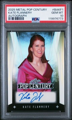 2025 LEAF METAL POP CENTURY AUTOGRAPHS KATE FLANNERY #/25 AUTO PSA 10 ...