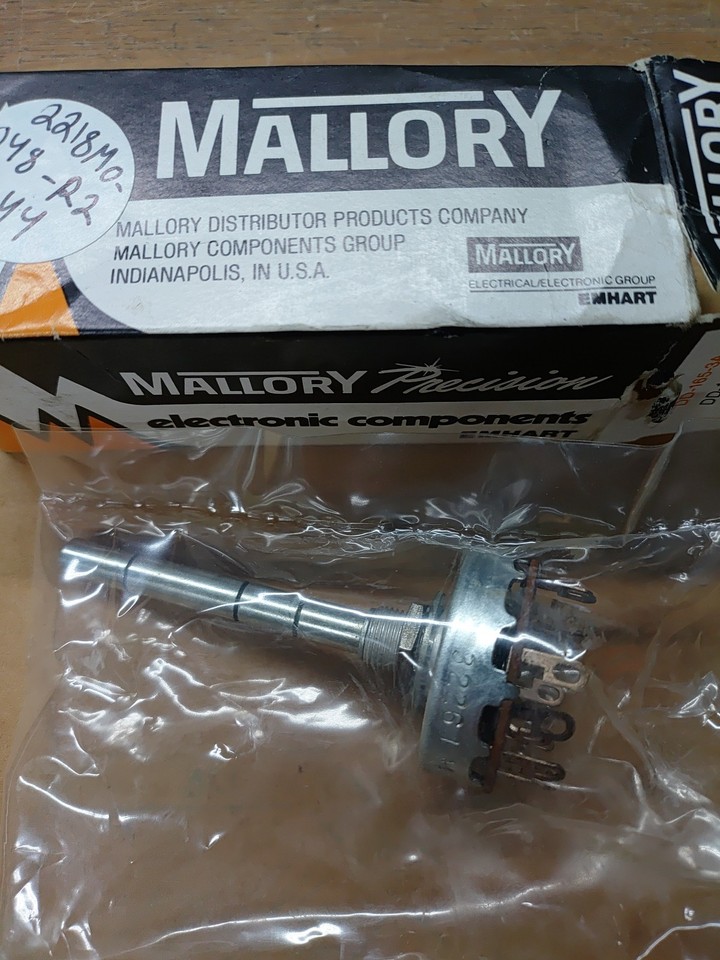 Mallory 3226J Rotary Switch 6-Position 2-Pole Non-Shorting | eBay