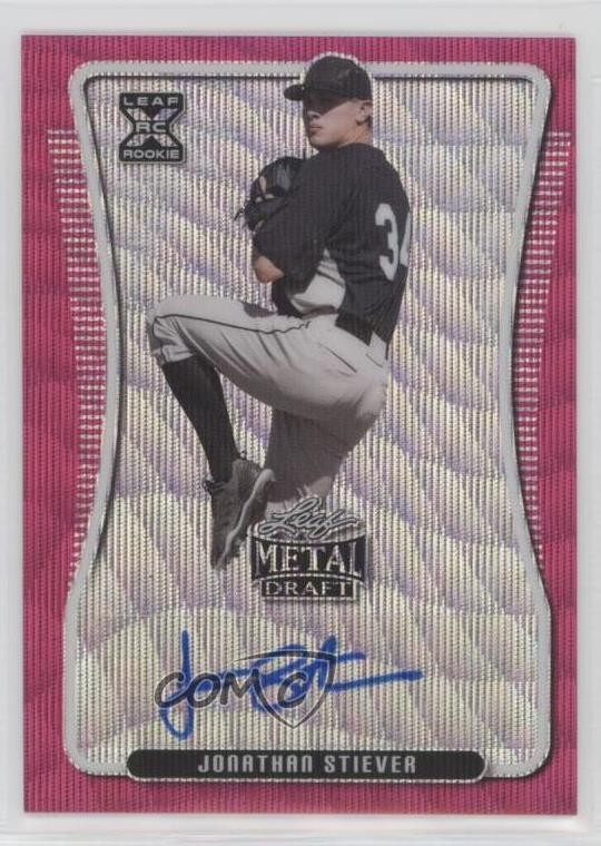 2020 Leaf Metal Draft Pink Wave 3/10 Jonathan Stiever #BA-JS2 Auto 0wp8 | eBay