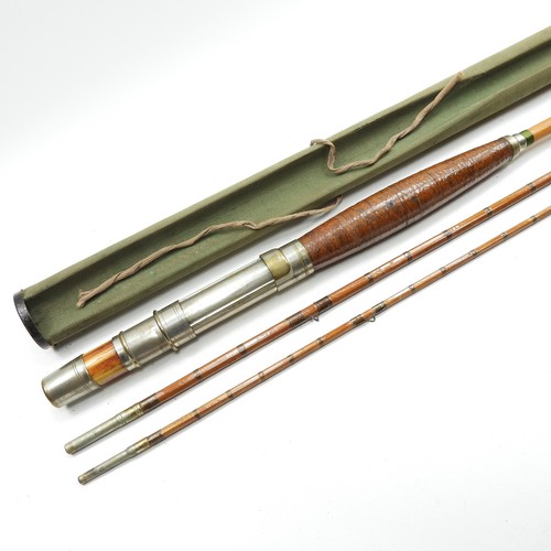 Unmarked Vintage Bamboo Fly Fishing Rod. Chubb? W/ Formed Case. 9’. | eBay