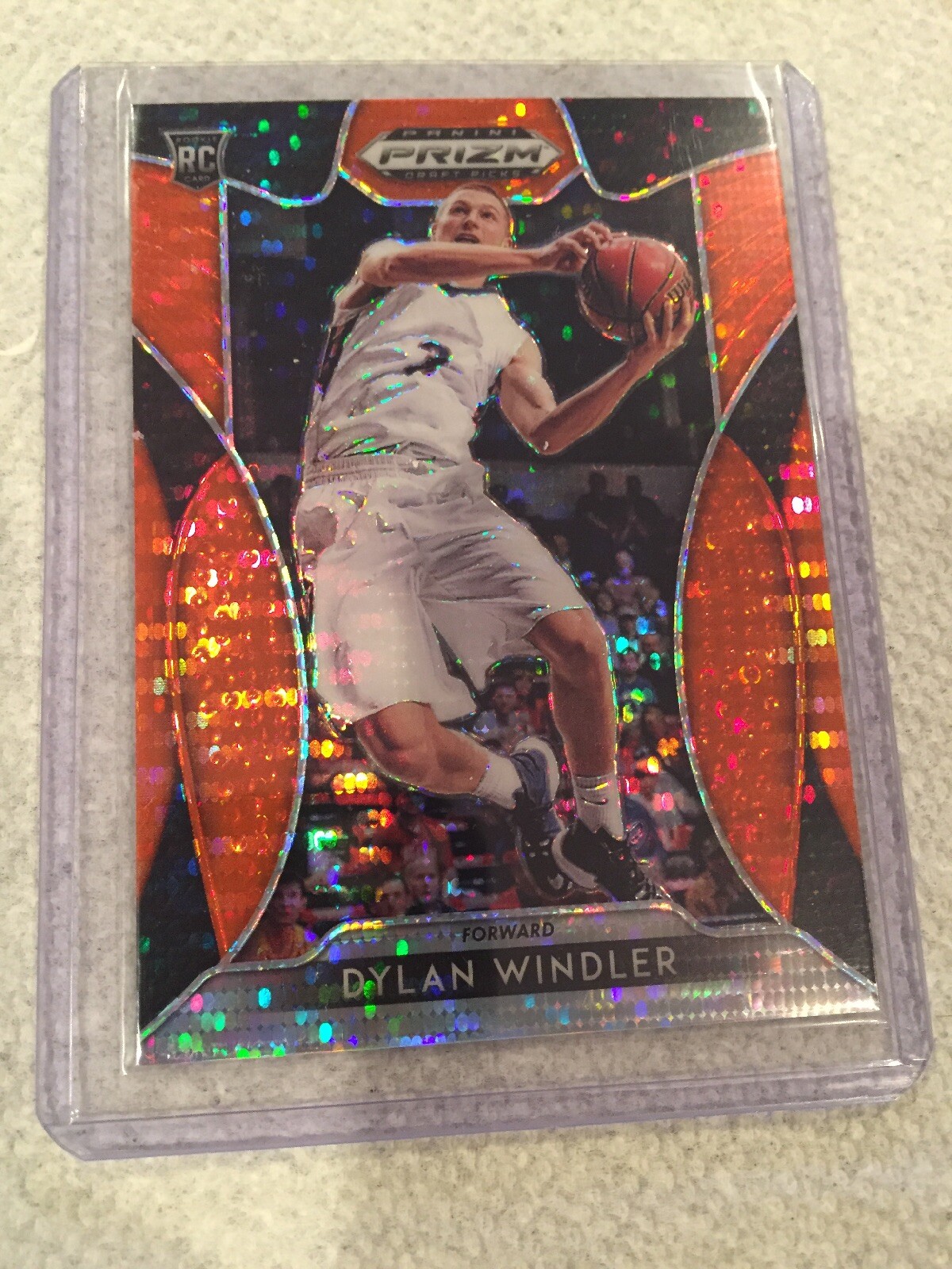 2019-20 Panini Prizm Draft Dylan Windler Rc Orange Pulsar 20/20 Wow ...