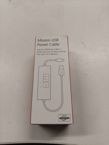 Mission USB Power Cable for Amazon Fire TV Eliminates the Need for AC ...
