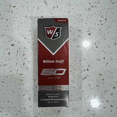 Wilson Staff 50 Elite Fifty Compression Golf Balls 3 Pack - NEW | eBay