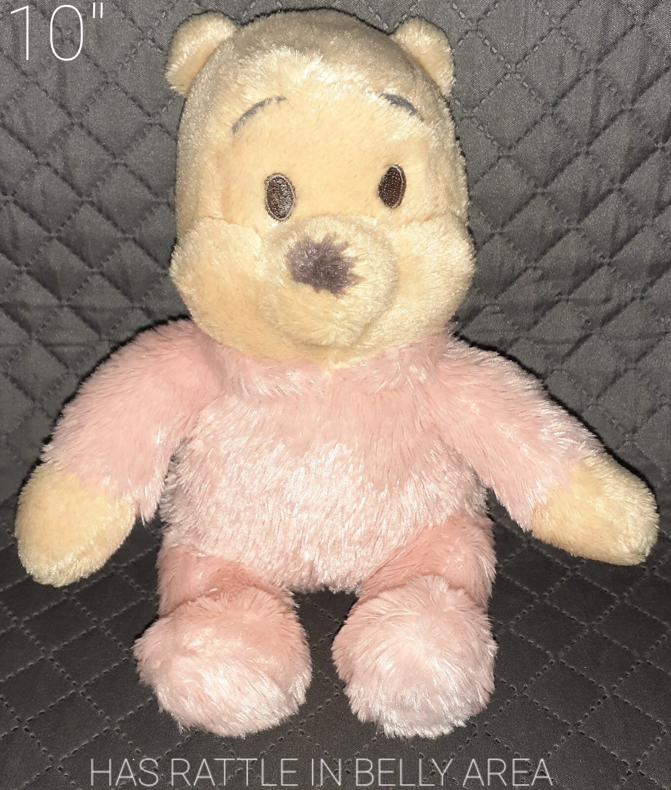 4x Winnie The Pooh Disney 12" Baby Pooh + Tigger Rattle, 12" Baby ...