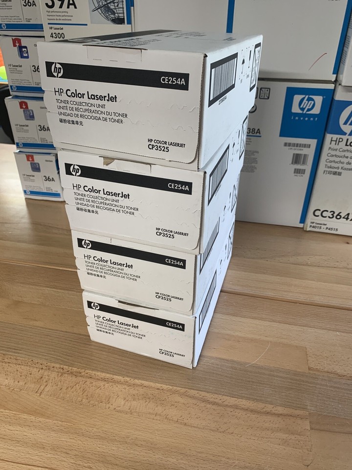 5x HP CE254A Toner Collection Unit for HP Color LaserJet CP3525 CM530 ...