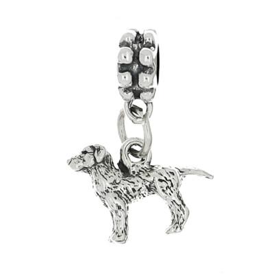 Sterling Silver 3D Labrador Retriever Lab Dog Dangle Bead Charm | eBay