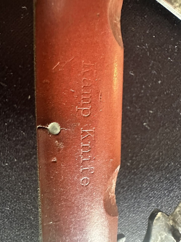 Rare Vintage Olean NY Kabar KA-BAR Kamp Knife Camp Folding Blade WW2 ...
