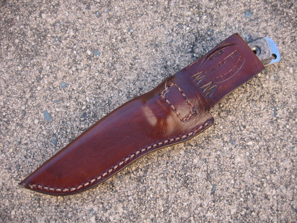 Busse Combat Knife MINI MEAN STREET Custom Molded Leather Knife Sheath ...