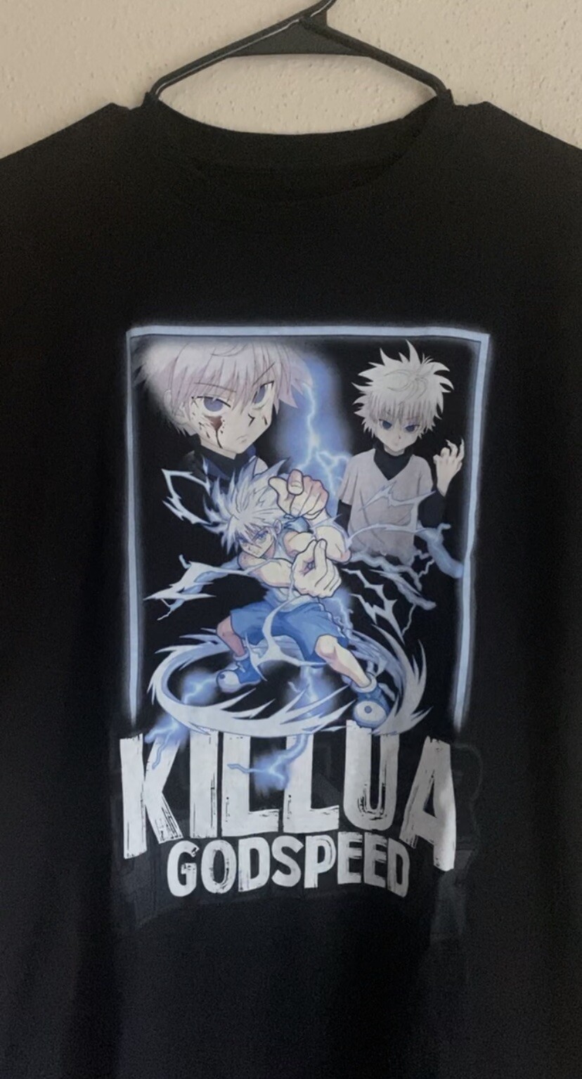 Hunter x Hunter Killua Vintage Anime Cartoon T Shirt - Gem