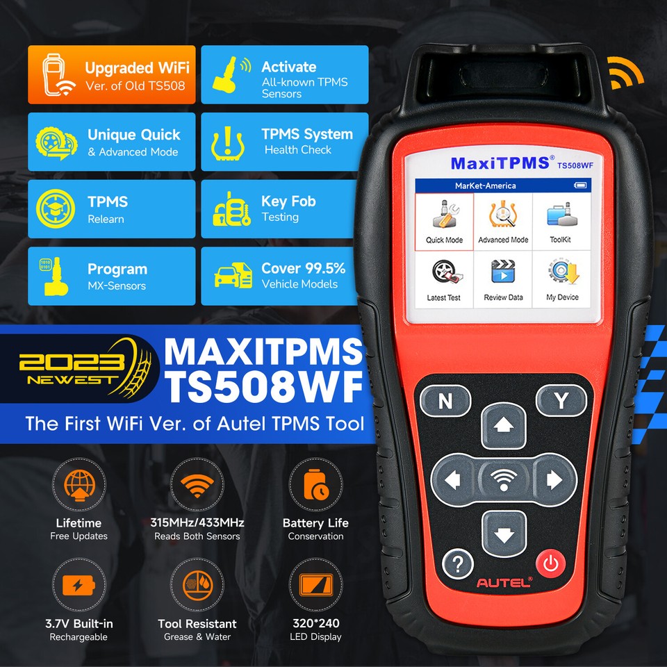 Autel MaxiTPMS MX-Sensor / Autel MaxiTPMS TS508WF TPMS Relearn Tool | eBay
