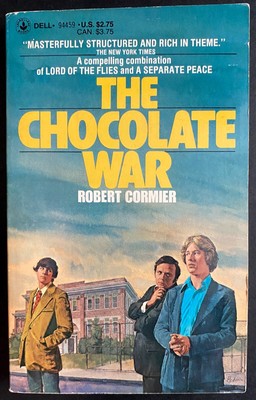 THE CHOCOLATE WAR by Robert Cormier Laurel-Leaf Books Paperback ...