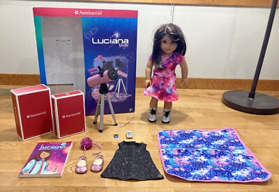 American Girl 2018 Girl of the Year Luciana Vega 18" Doll w/Box ...