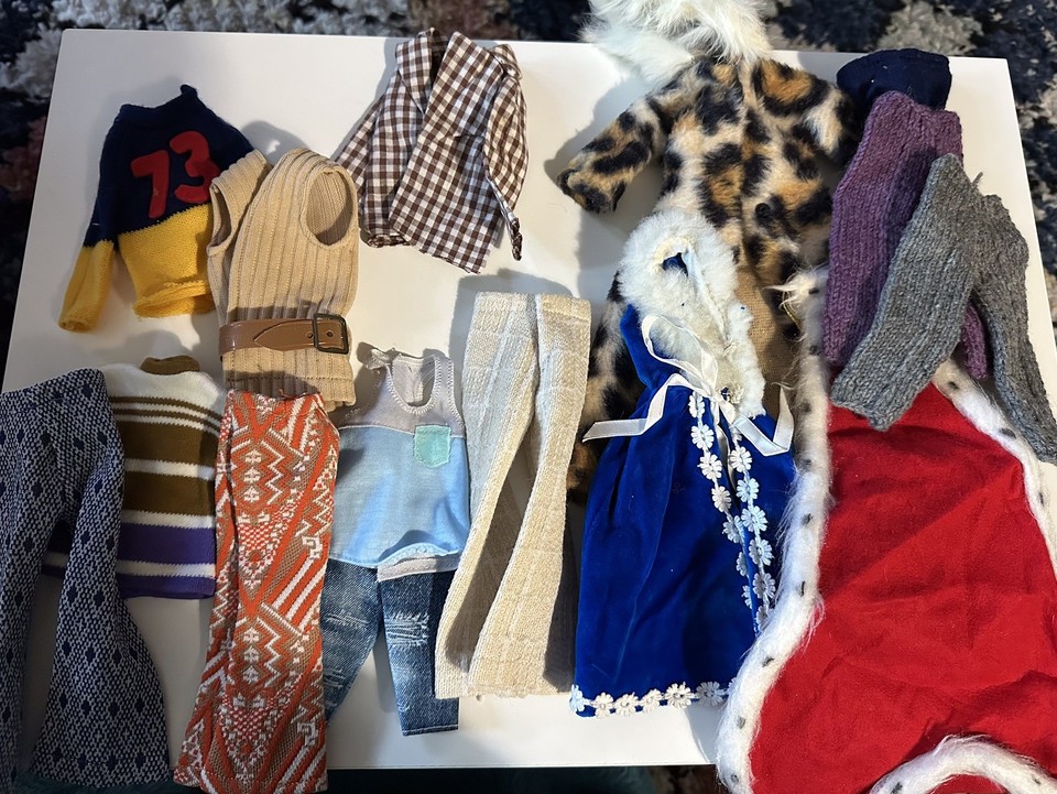 Vtg Barbie Ken Doll Mostly Handmade Mixed Lot Clothes Accessories | eBay