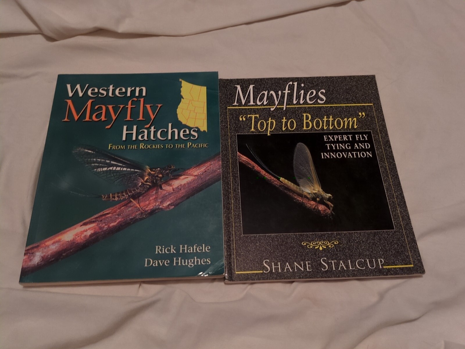 Lot of 2 Mayfly Fishing Books Fly Tying Techniques and Fly Patterns | eBay