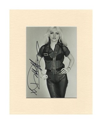 Debbie Deborah Harry Blondie Original Hand Signed 10x8" Autograph Photo ...