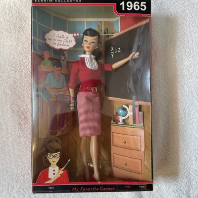 1965 My Favorite Career Collector Barbie Student Teacher 2009 Repro ...