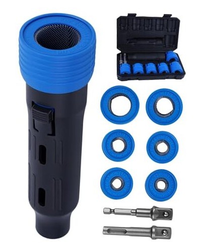 Wheel Stud Cleaner Set, 9-PCS Nylon Thread Cleaning Kit for Impact ...