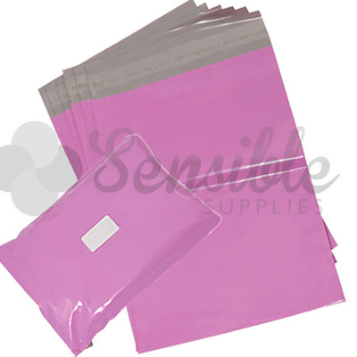 100x "PINK" Mailing Postal Postage Mail Bags 7" x 9" | eBay UK