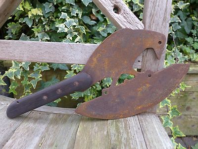 Bird design chopper rare unique rusty farm kitchen shop hobby collector ...