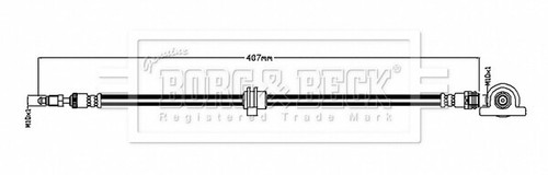 Fits Mini Cooper One JCW 1.2 1.6 D 2.0 One Baxter Front Brake Hose ...