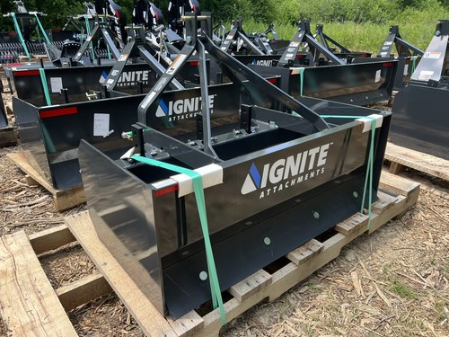 NEW 4 ft Box Blade FREE SHIPPING Tractor 3PT Attachment (Heavy Duty ...