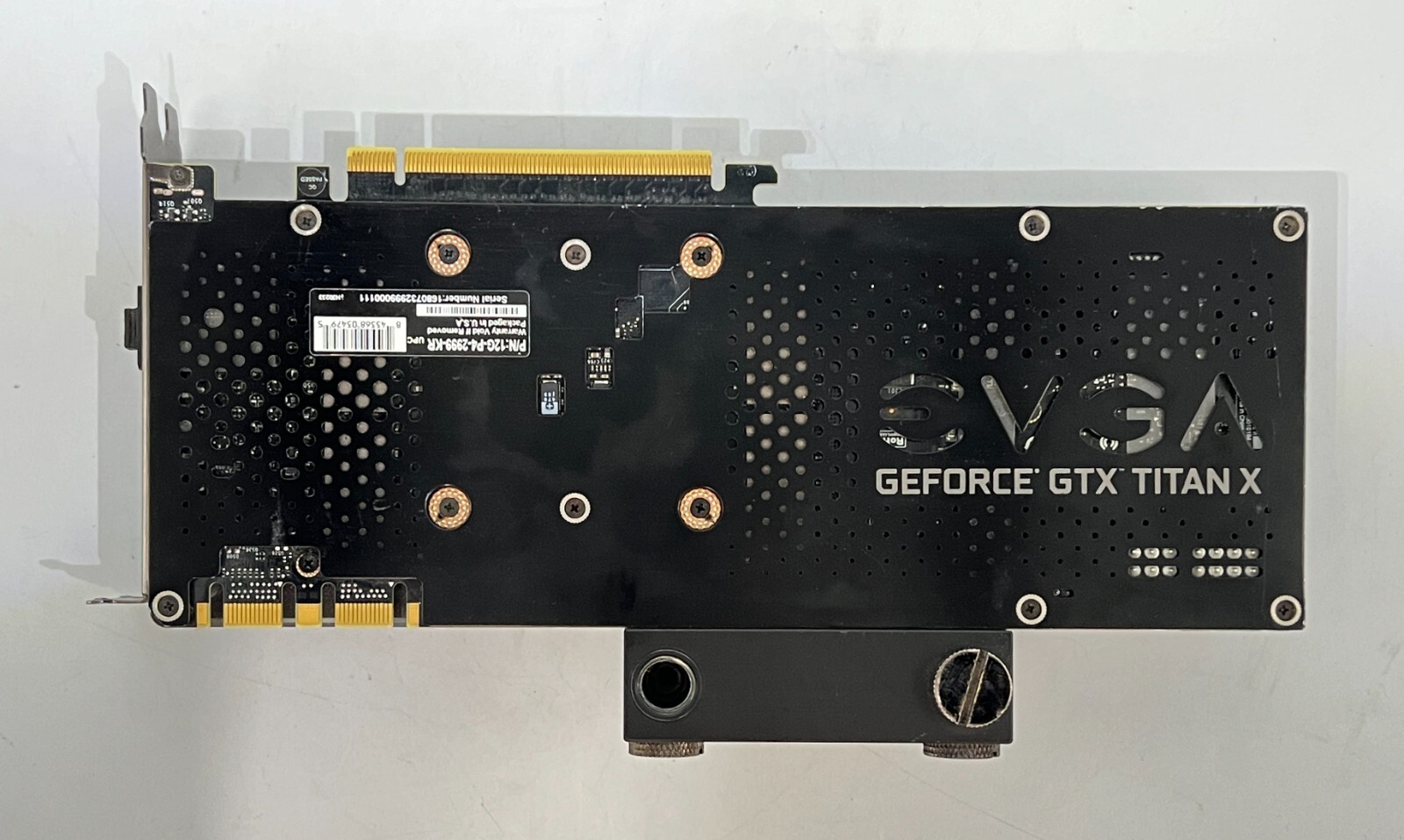 EVGA GTX TITAN X Hydro Copper Gaming Graphics Card 12G-P4-2999-KR ...