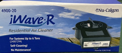 Nu-Calgon iWave-R residential air cleaner. Model 4900-20 | eBay