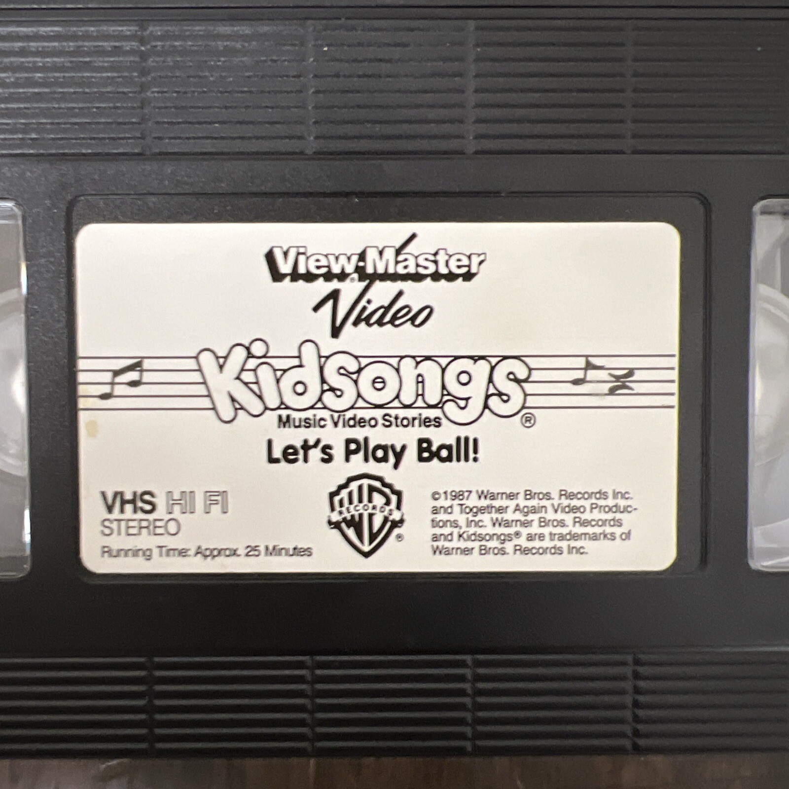 Kidsongs Let’s Play Ball! VHS 1987 WB View Master Video Baseball Music ...