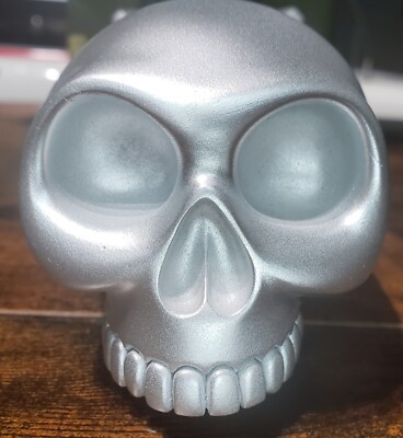 Skull Bomb Silver Resin Art Toy Jason Freeny Mighty Jaxx Edition Size ...