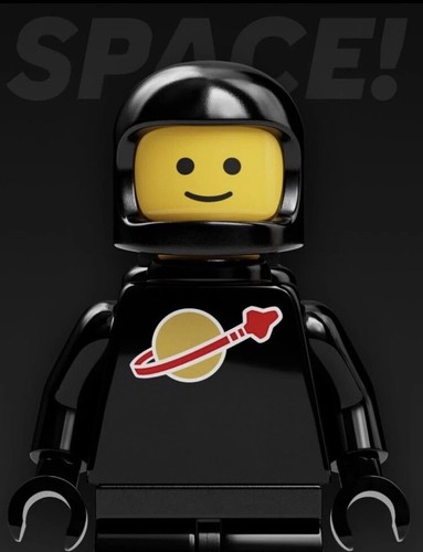 **NEW** REAL LEGO Classic Black Spaceman (Read Description) | eBay