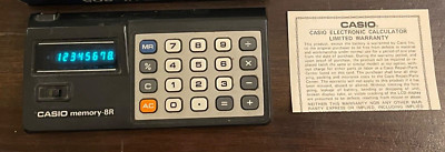 Casio Memory 8RElectronic Calculator - Vintage in Box - Made in Japan ...