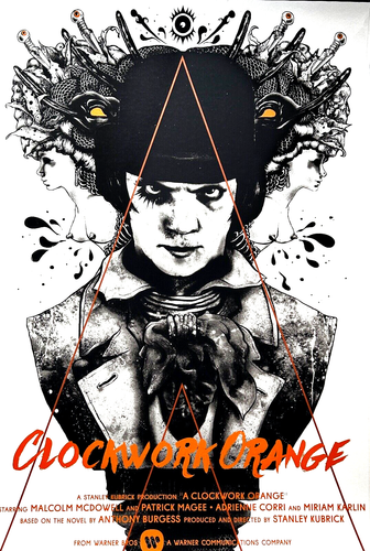 Kubrick"s Clockwork Orange 2016 poster by Nikita Kaun | eBay
