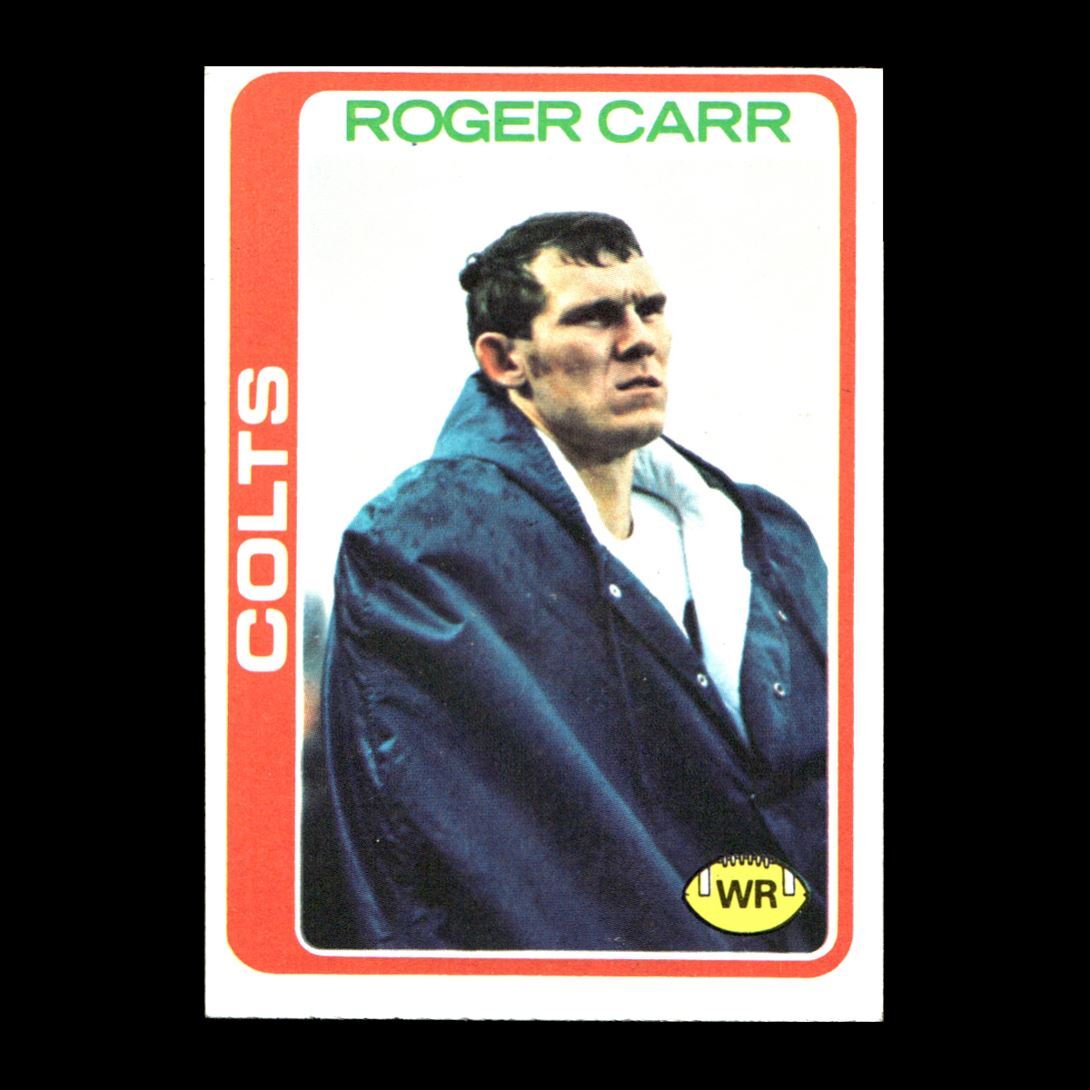 Roger Carr 1978 Topps Baltimore Colts #195 R308G 1 | eBay