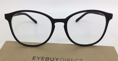 Eyebuydirect Dutchess 52-17-139 C2 Black Plastic Eyeglasses FRAMES ONLY F53 | eBay