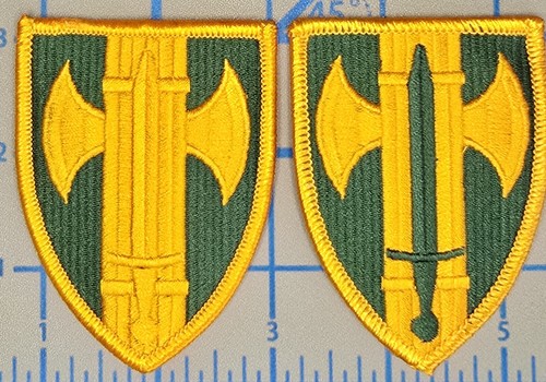 US Army Patch 18th MP Brigade Error Patch Set Military Police Brigade ...