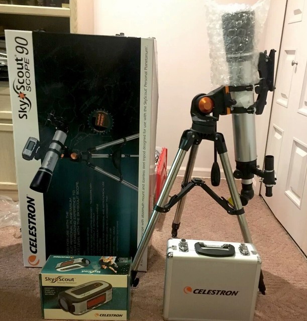 Celestron SkyScout Scope 90 90mm Refractor Telescope for sale online | eBay